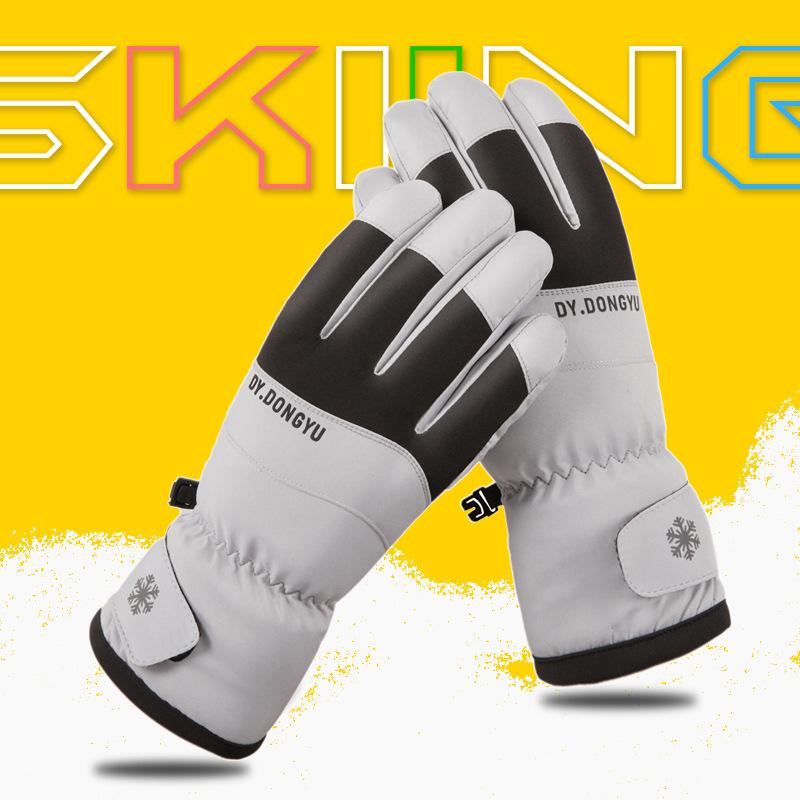 2個セット手袋 防寒手袋 冬用 裏起毛 五本指 防風 防水 防寒 防滑 スマホ対応 自転車 バイク 保温 グローブ グレー メンズ・機能: 防風・スタイル: ビジネス.汎用.エレガント.ミニマル.カジュアル.スポーツ.OL.シンプル..シッ...