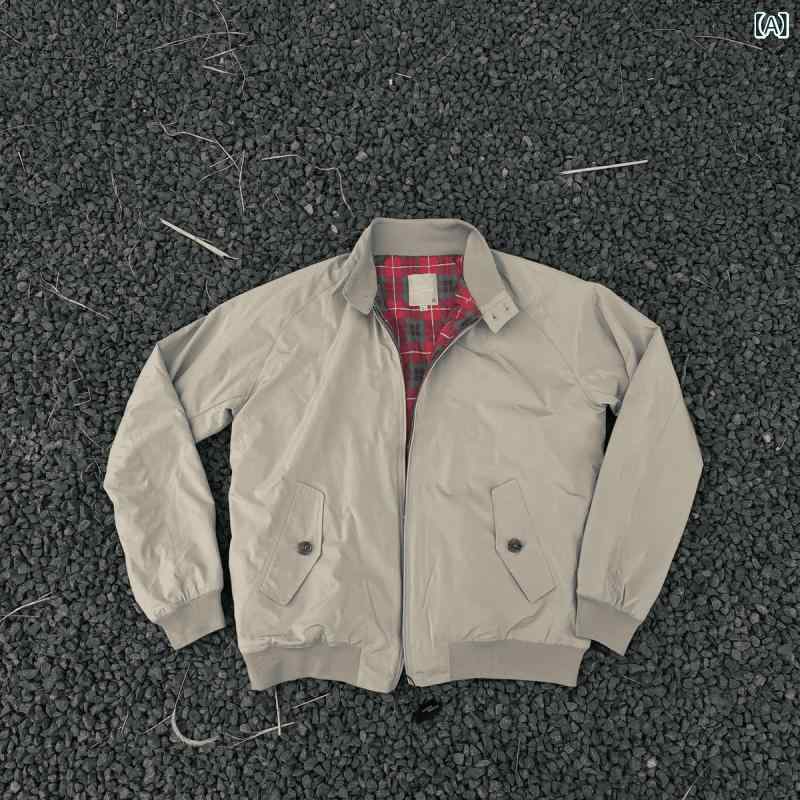 ジャケット 男性用 G9型 ハリントンジャケット ブルゾン アウター 春秋 カジュアル 耐摩耗 撥水 カーキ ネイビー・素材機能: 耐摩耗性・商品カテゴリ: ジャケット・スタイル: 流行・襟のタイプ: スタンドカラー・フィット: ゆったり・...