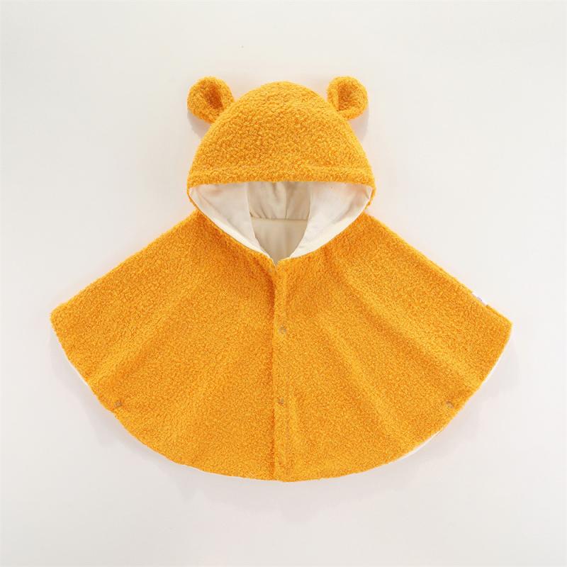 2個セットポンチョ キッズ ベビー 子供 ポンチョ風パーカー フード付き ケープ 秋冬 ポリエステル 100 グレー 赤 黄色 青 ベージュ・カテゴリ: ポンチョ・ケープ・対象: 男女兼用・フード: 有り・裏地: 毛・素材: ポリエステル・...