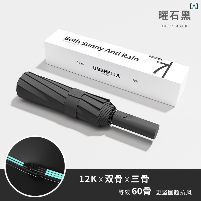 60本 骨 自動 傘 レディース 晴 雨 兼用 日傘 日焼け防止 UV メンズ 折りたたみ 大型 ブラック ピンク ブルー グリーン ホワイト