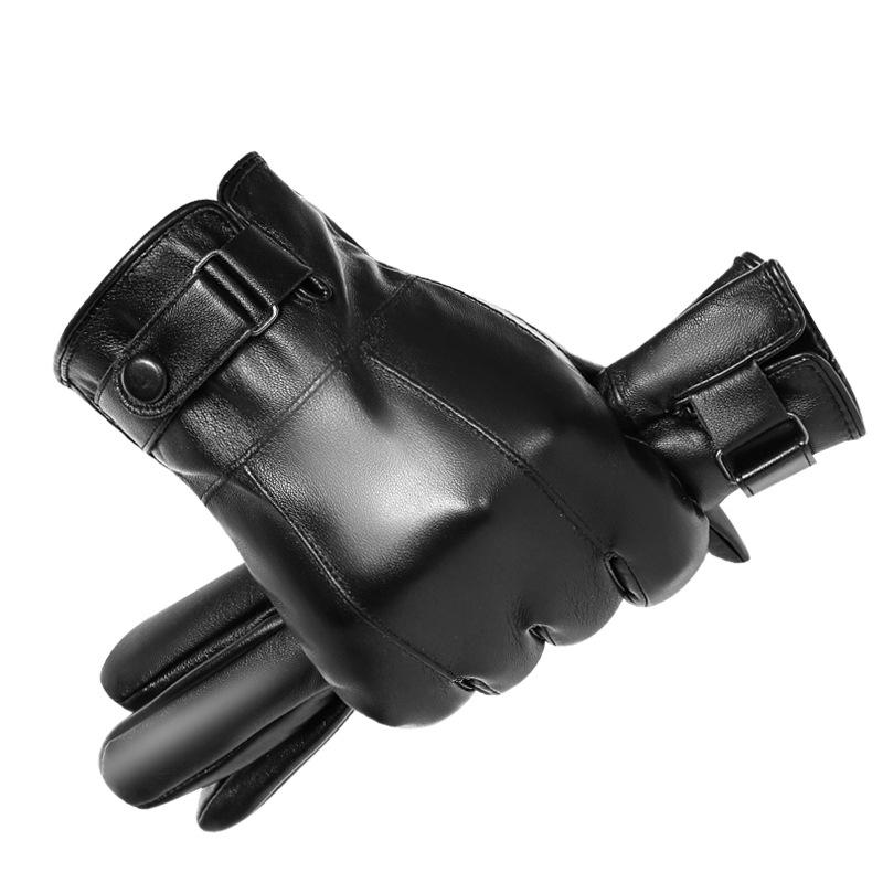 手袋 メンズ 男性用 冬季 防寒 グローブ 裏起毛 厚手 防風 防水 撥水 タッチパネル対応 バイク 自転車 通勤 通学 ビジネス カジュアル 普段使い・アイテム: 手袋・種類: 分指・素材: ポリウレタン・色: 側開双筋, 側開白線, 小...