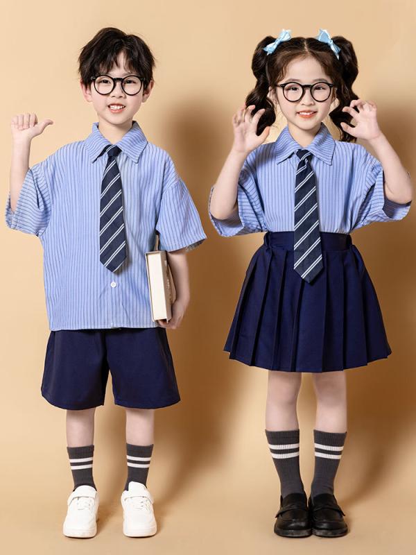 子供用 チアリーディング衣装 制服 小学生 運動会 団体 合唱 兄妹 ペア ユニフォーム コットン 発表会 舞台 練習着 レッスン着 短袖シャツ スカート 短パン 学院風 英伦・商品カテゴリ: 子供用パフォーマンスウェア/ダンスウェア・対象...