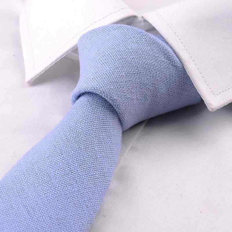 10個セットネクタイ メンズ 男性用 キッズ 子供用 6cm幅 コットンリネン 混紡 スリム レトロ 礼盒 黒 黒 赤 紺 ワインレッド 白 オレンジ 墨緑 ベージュ スカイブルー 湖水ブルー ロイヤルブルー ピンク 紫 パープル 赤紫 コ...