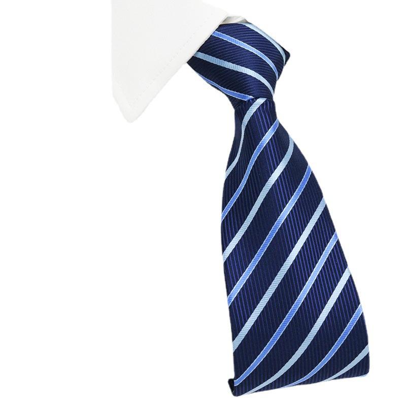 3個セットネクタイ 男性用 フォーマル ビジネス 結婚式 新郎 ブルー ストライプ 撥水 8cm 6cm