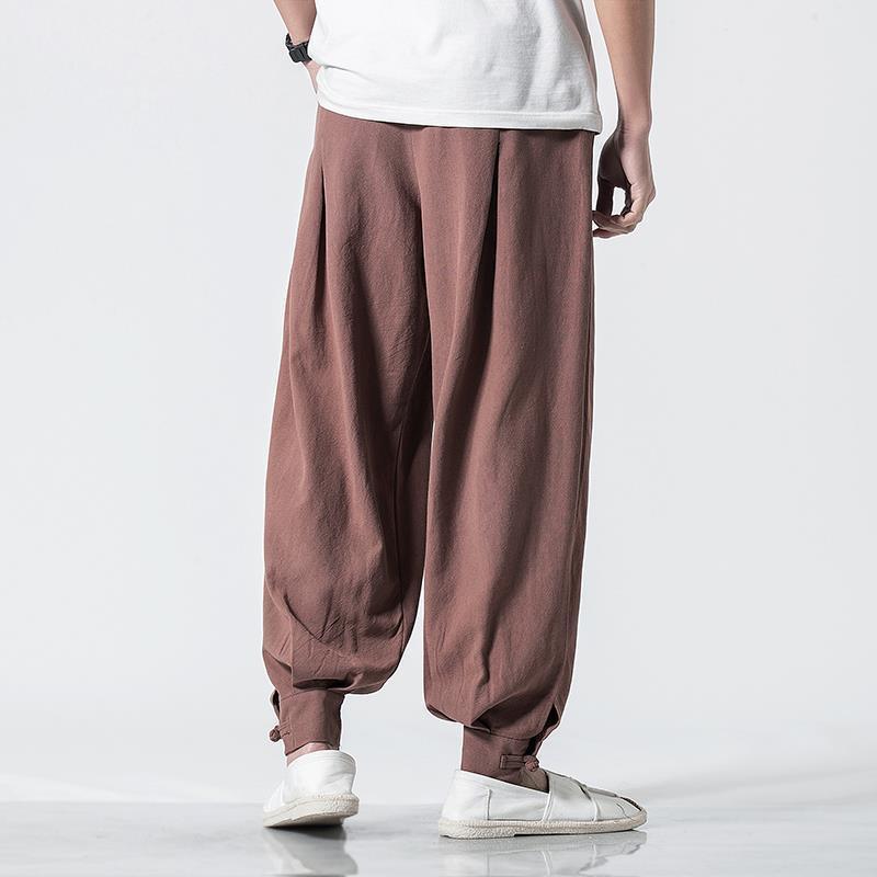 カジュアルパンツ 男性用 コットンリネン ズボン ゆったり ストレート イージーパンツ 春 高齢者 普段使い 部屋着 ルームウェア 接触冷感 伸縮性 ブラック グレー ネイビー コーヒー・スタイル: カジュアル・パンツのタイプ: ストレート...
