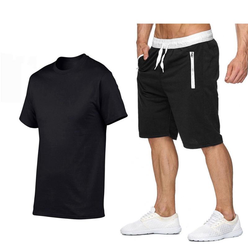 スポーツウェア メンズ 上下セット 半袖Tシャツ ハーフパンツ コットン 運動着 普段着 ルームウェア 吸汗速乾 白 黒・スタイル: スポーツ・・パンツ丈: 長ズボン・トップススタイル: Tシャツ・袖丈: 半袖・フード: なし・対象年齢: ...