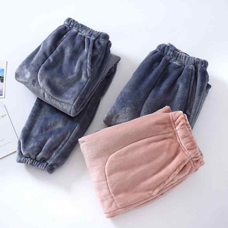 パジャマ レディース メンズ 珊瑚フリース 厚手 ルームパンツ 秋冬 暖か あったか ゆったり ウエストゴム 部屋着 ズボン 長ズボン リラックスパンツ ユニセックス 男女兼用・カテゴリ: 睡裤・スタイル: 简约自然・款式: 长裤・主な素材...