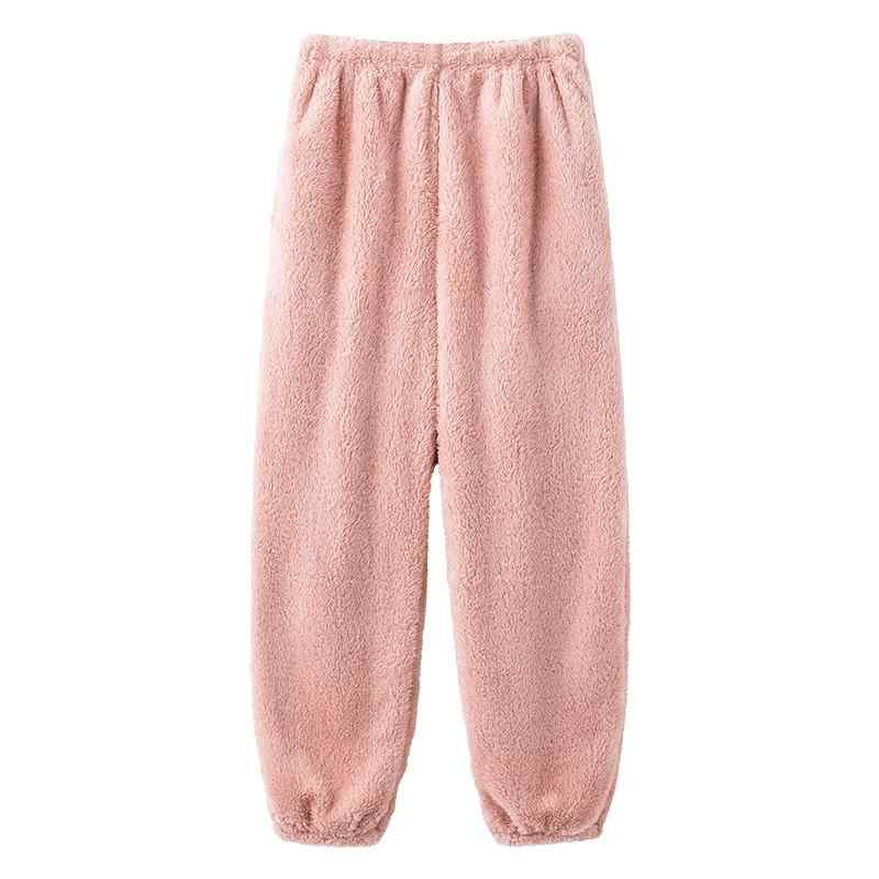 2個セットパジャマ レディース メンズ 夫婦 部屋着 パンツ 厚手 フランネル 珊瑚マイヤー あったか ゆったり ルームパンツ 秋冬