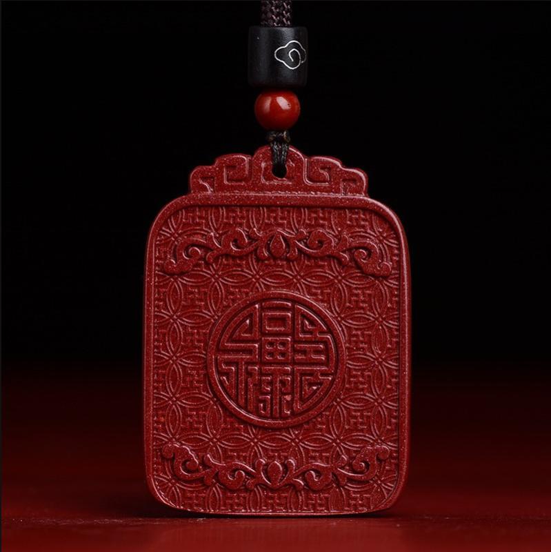 ネックレス メンズ 六字真言 蓮の花 朱砂 ペンダント お守り アクセサリー レディース 吉祥 文様 民族風・素材: 朱砂・モチーフ: 文字.数字・加工方法: 精工・カラー: 六字真言蓮花（掛紐）.六字真言蓮花（珠紐）・度: 高含有・スタイ...