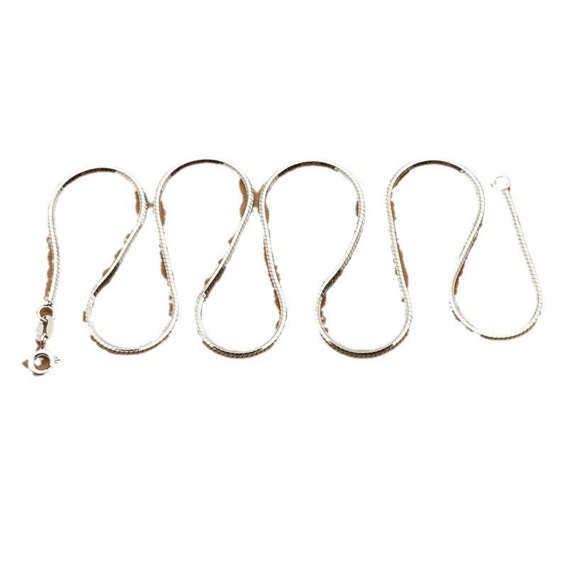 ネックレス レディース S925 シルバー 蛇骨 チェーン チョーカー 八面 ヘビ 鎖骨 ペンダント 銀 アクセサリー ジュエリー・項目名: 素材・値: シルバー925・項目名: 加工・値: 電気メッキ・項目名: デザイン・値: 動物/干支...