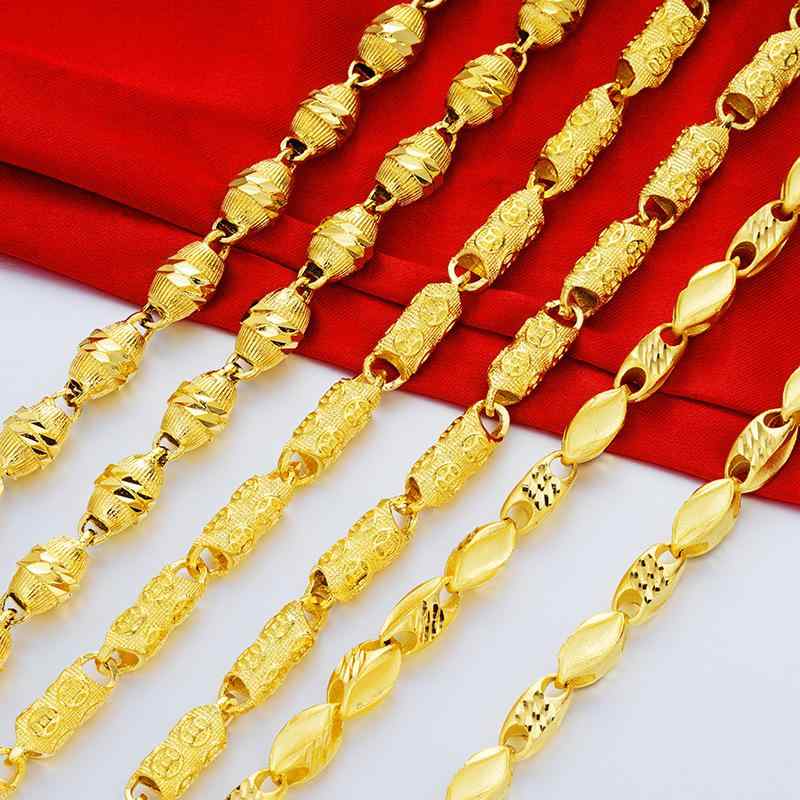 ネックレス メンズ 男性用 砂金 噴砂加工 ロングネックレス フェイクゴールド 銅製 アクセサリー ペンダント 個性 新中式スタイル・素材: 銅・処理: 電気メッキ・造型: -・チェーン・多層構造: 否・ペンダント素材: 銅・長さ: 51～...