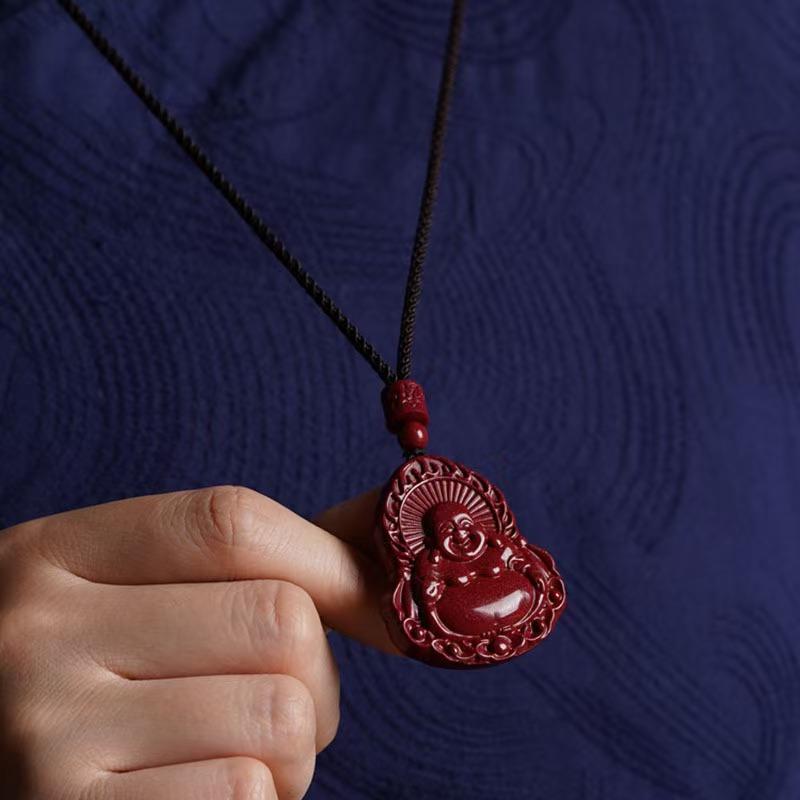 ネックレス メンズ レディース 弥勒菩薩 観音菩薩 ジルコニア 紫金砂 お守り ペンダント 本命年 開運 ラッキーアイテム・素材: 朱砂・造型: -・処理: 精工・カラー: 観音（男）.仏（女）・スタイル: 民族風.文芸復古・カテゴリ: ネ...