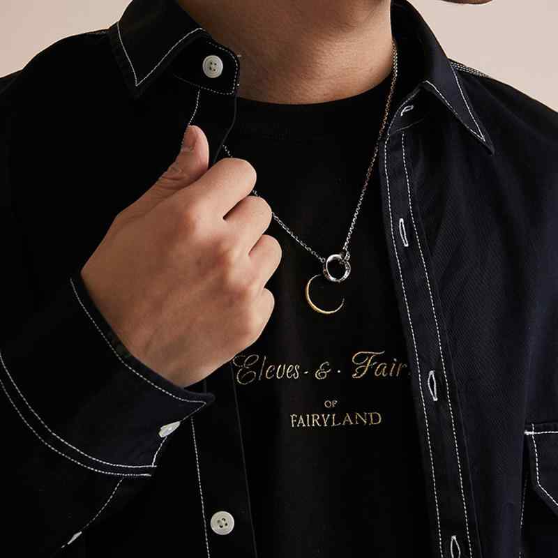 2個セットネックレス メンズ シルバー 925 白ゴールド ペンダント 十字 チェーン 幾何学模様 힙합 スタイル アクセサリー ジュエリー 男性用 彼氏 プレゼント・素材: シルバー925・加工技術: ダイヤ象嵌・デザイン: 幾何学形・チ...