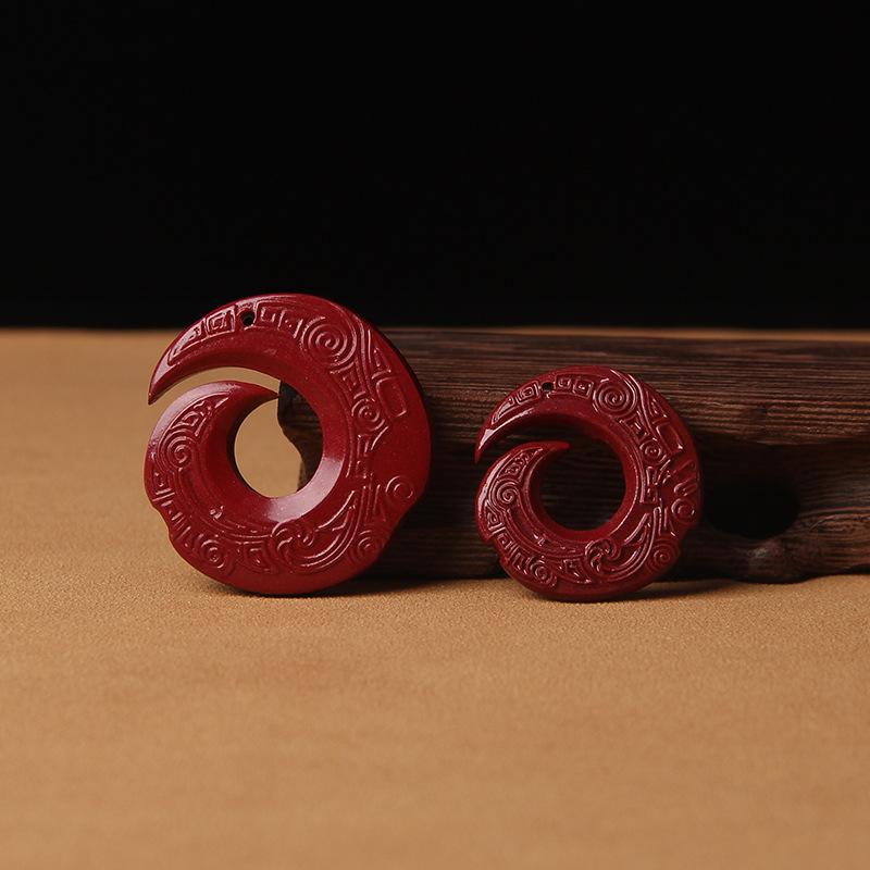 ネックレス メンズ レディース 石 紫金砂 朱砂 時来运转 お守り ペンダントトップ 14g 22.5g 37g 民族風 アクセサリー ギフト・素材: 朱砂・造型: -・処理技術: 圧膜研磨・色: 小 約14g.中 約22.5g.大 約37...