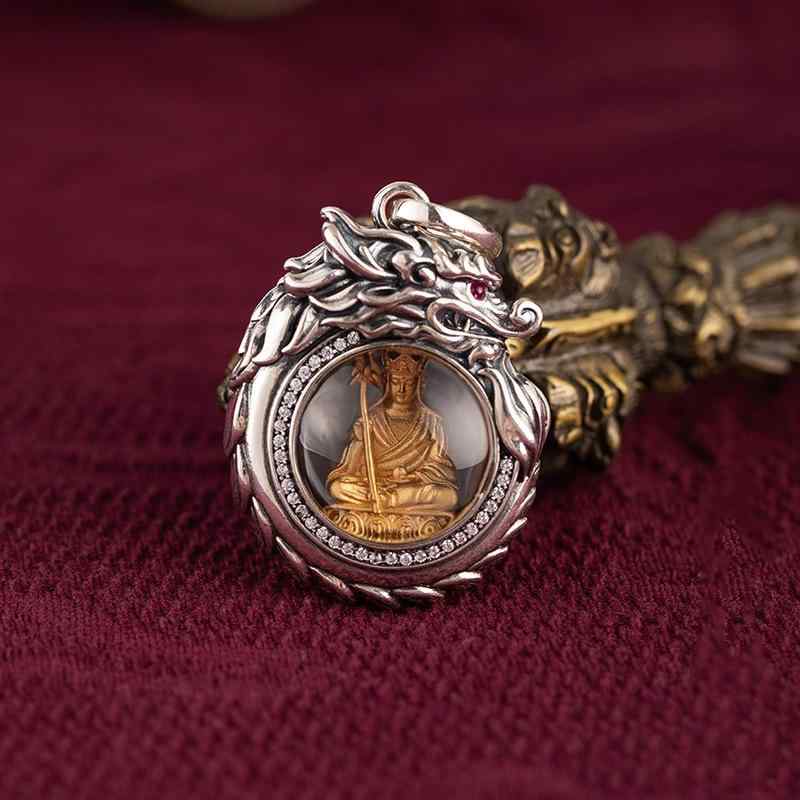 ネックレス メンズ レディース レトロ デザイン 黄銅 菩薩 ペンダント エスニック アジアン テイスト 地蔵菩薩 お守り アクセサリー・素材: 銅・スタイル: 民族風.文芸復古・デザイン: -・処理: 電気メッキ・カテゴリ: ネックレス・...