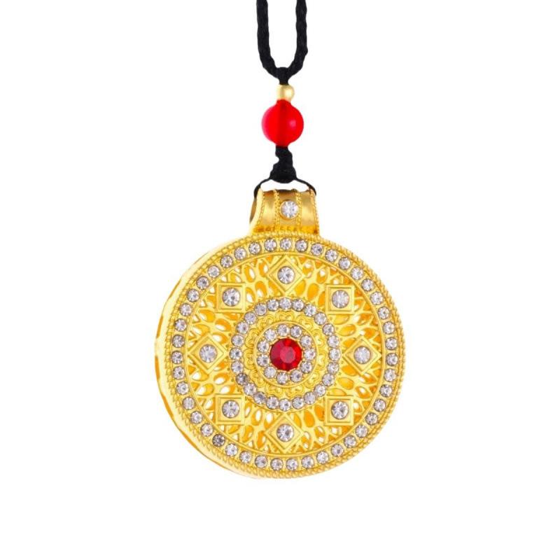 ネックレス メンズ ドラゴン 弥勒菩薩 ゴールドカラー ペンダントトップ 透かし彫り 盤龍 金龍 麒麟 ホーロー お守り 開運 民族風