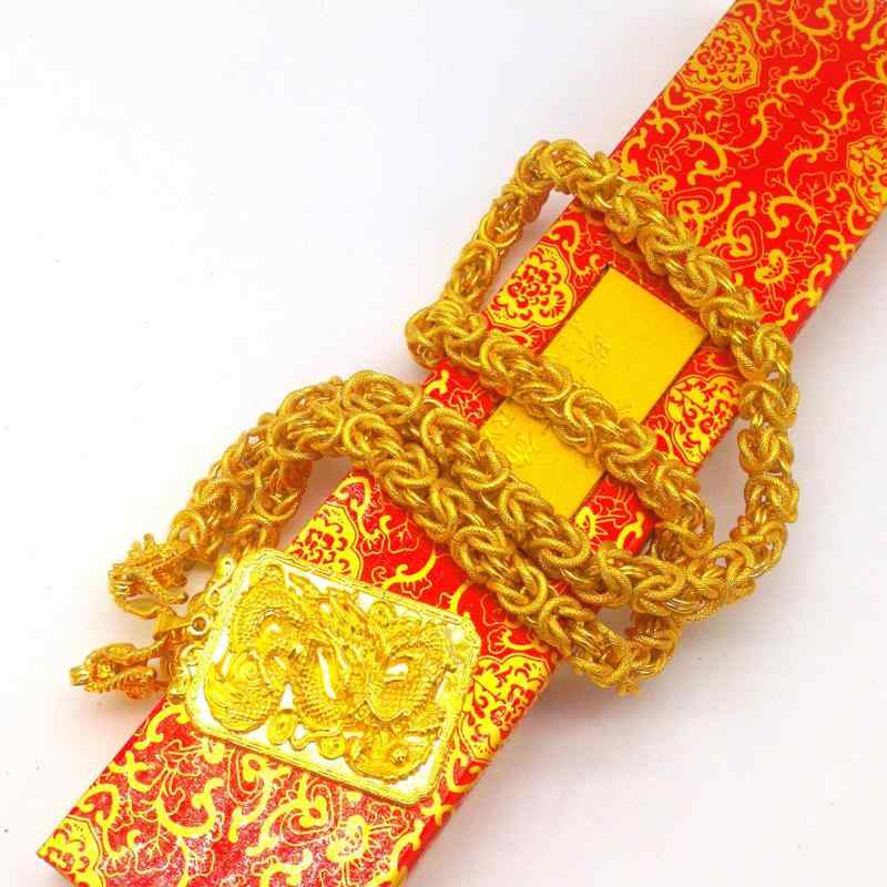 ネックレス メンズ 男性用 真鍮製 ゴールドカラー ドラゴン 龍 ペンダント アニマル 縁起物 アクセサリー レトロ エスニック シャンハイスタイル