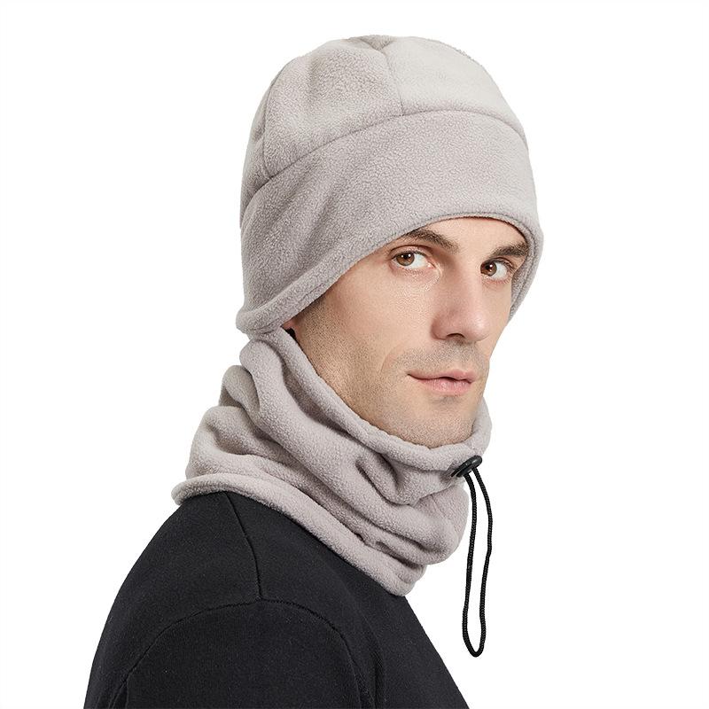 2個セットニット帽 メンズ 大頭 秋冬 防風 ネックウォーマー 2点セット 暖かい 伸縮性 ブラック ブルー グレー コーヒー色 ビジネス カジュアル・カテゴリ: ニット帽・流行要素: プリーツ.アシンメトリー・帽子のタイプ: 丸型・つばの...