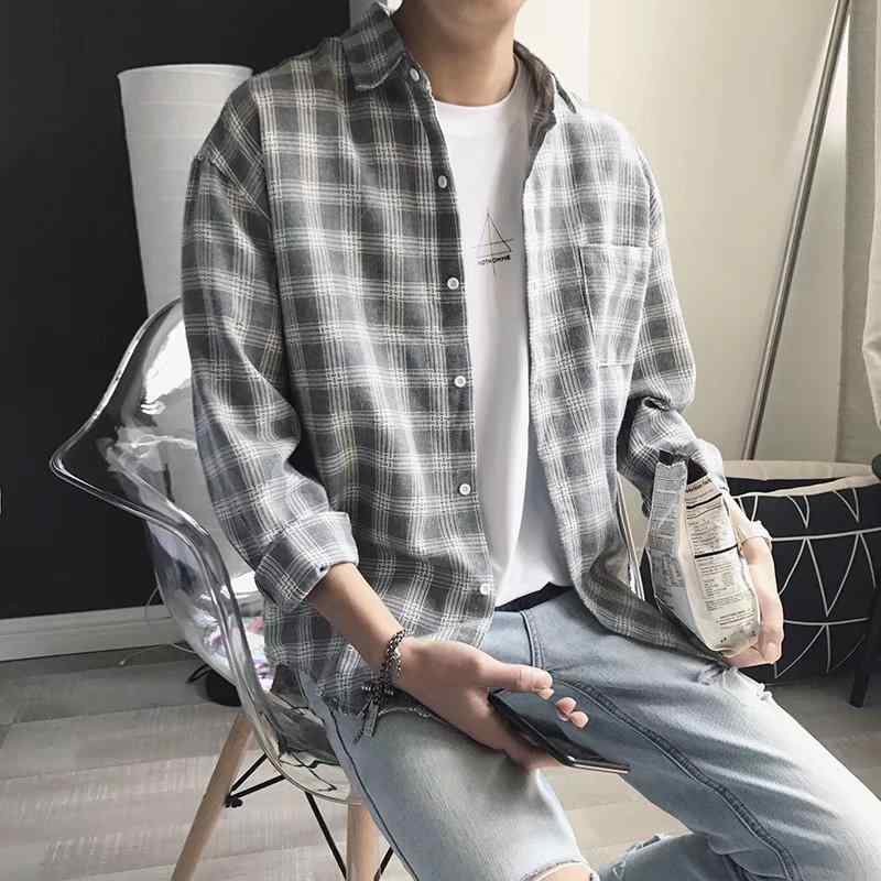 シャツ メンズ 長袖 コットン混紡 トップス 韓国 カジュアル 格子柄 スタンダードカラー 配色 春夏・カテゴリ: シャツ・スタイル: 韓版・デザイン: カーディガン・フィット: ルーズ・襟の形: 襟付き・袖丈: 長袖・柄: 格子柄・生地:...