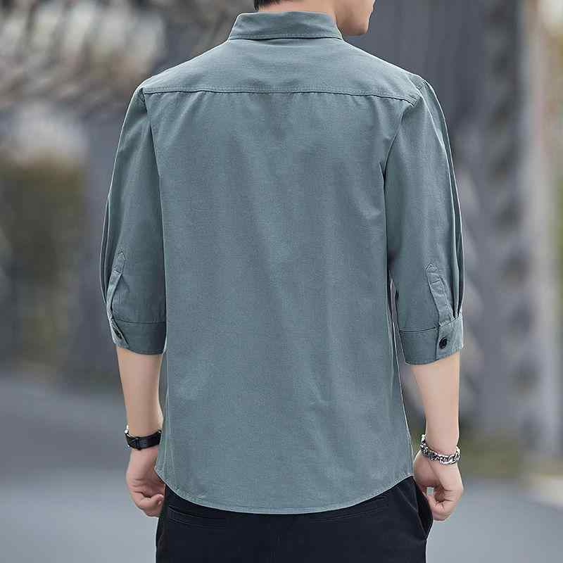 シャツ メンズ 男性用 半袖 無地 ノーアイロン 形態安定 ワークシャツ トップス カジュアル 春夏 ブラック カーキ グリーン グレー ブルー