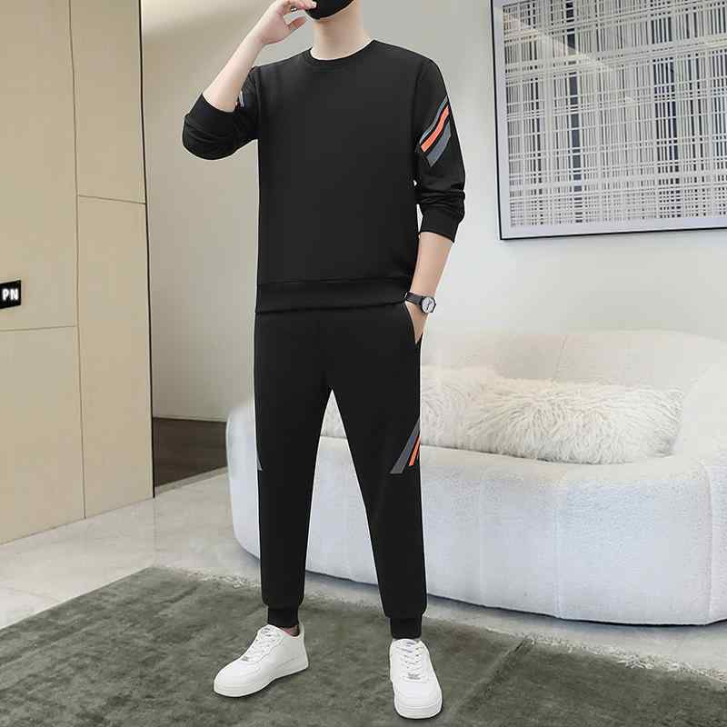 スウェット メンズ 男性用 上下セット ランニング トレーニングウェア スポーツウェア 秋物 コーデュロイ 麻混紡 白 黒
