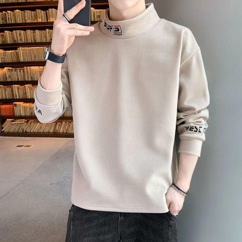 Tシャツ メンズ 男性用 裏起毛 トップス カットソー ハイネック 長袖 無地 春秋 カジュアル 普段使い オフィスカジュアル 白 黒・項目名: カテゴリ・値: Tシャツ・項目名: スタイル・値: ビジネス通勤・項目名: 柄・値: 無地.幾...