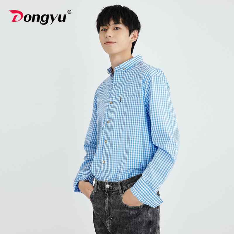 シャツ メンズ 男性用 コットン 格子柄 長袖 カジュアル 修身 トップス 黒白 赤白 青 4シーズン・カテゴリ: シャツ・スタイル: カジュアル・柄: 格子・ネックライン: 方領・袖丈: 長袖・素材: 綿・生地: 綿・・対象: 男性・フィ...