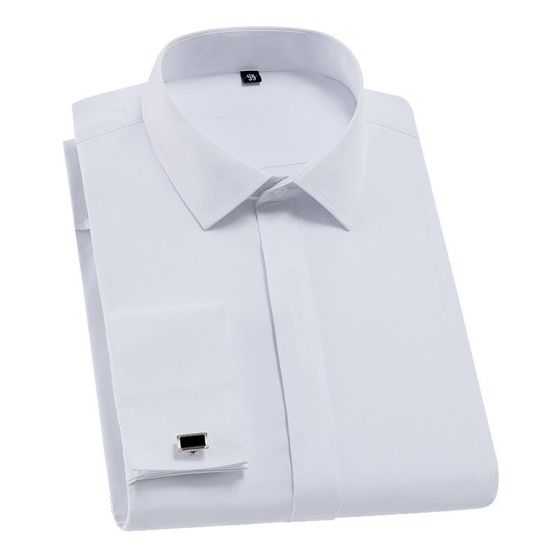 シャツ メンズ 男性用 長袖 ビジネス 修身 無地 コットン混紡 開襟 職業用 トップス オフィススタイル 春秋・カテゴリ: シャツ・スタイル: カジュアル・素材: 綿混紡・生地: 綿混紡・柄: 無地・袖丈: 長袖・対象: 若者.成人・フィ...