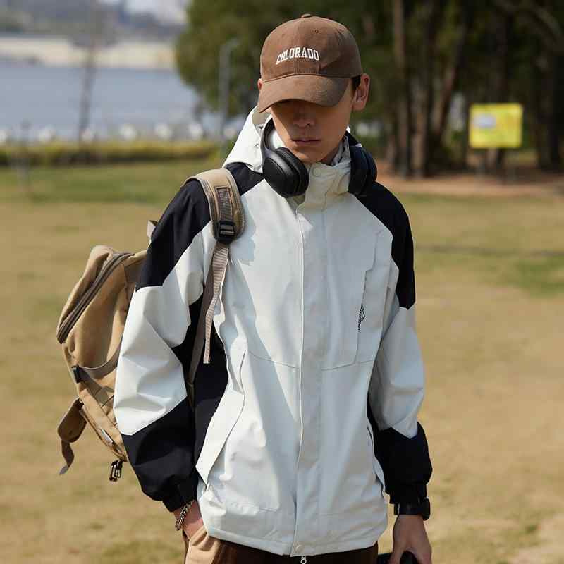 マウンテンパーカー メンズ レディース 防寒着 登山ウェア 防水 防風 ジャケット 2点セット 取り外し可能 アウター インナーフリース付き アウトドアウェア キャンプ 釣り 登山 春秋冬