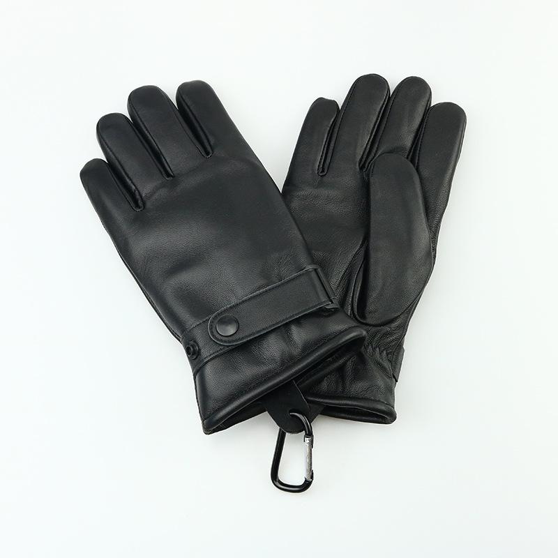 手袋 メンズ 男性用 秋冬 羊革 シープスキン グローブ 厚手 保温 防寒 羊毛 一体型 バイク 手袋 運転 ドライブ 普段使い