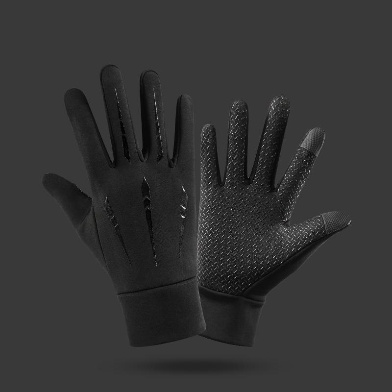 手袋 男性用 防風 防水 防寒 裏起毛 バイク グローブ 冬 暖かい 自転車 運転 タッチパネル スマホ対応 黒 ブラック