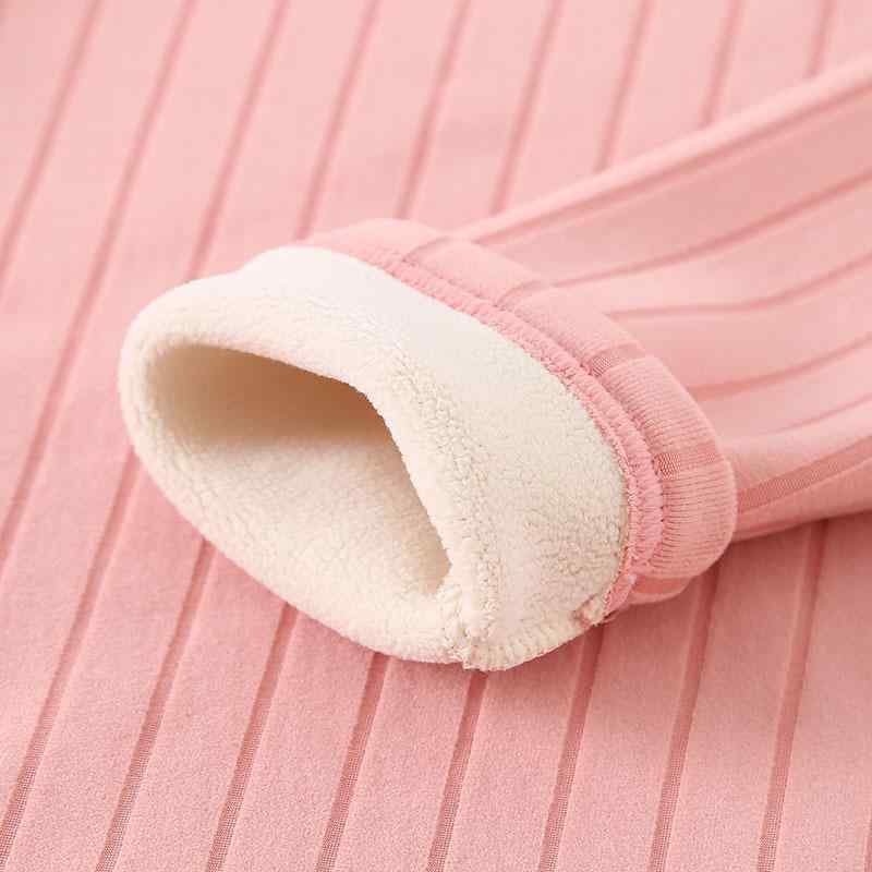 ニット キッズ 秋冬 裏起毛 ストライプ柄 トップス 男の子 女の子 セーター 子供 暖か インナーシャツ 110cm 120cm 130cm 140cm 150cm 160cm