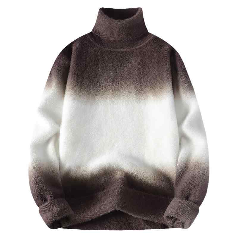 ニット メンズ ハイネック セーター 秋冬 厚手 リブ 暖かい ティーン 学生 無地 ブラック 黒 グリーン 緑 コーヒー ブラウン M L XL 2L 3L 4L・カテゴリ: ニット・スタイル: プルオーバー・シルエット: ルーズ・ネック...