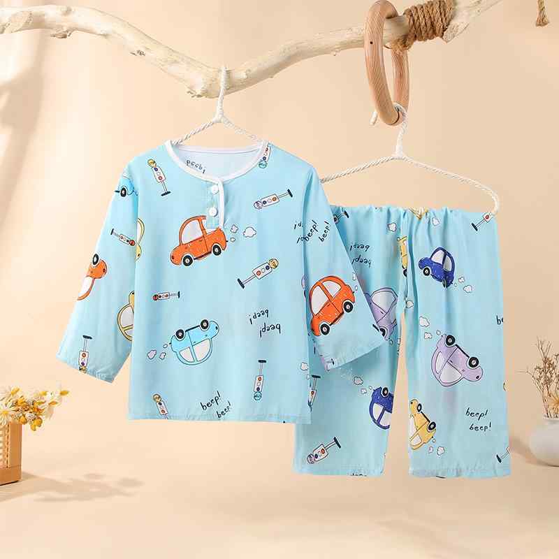 ベビー服 子供用パジャマ 綿 長袖 薄手 男の子 女の子 かわいい ルームウェア 部屋着 吸湿性 通気性 春夏 秋 ":[{"