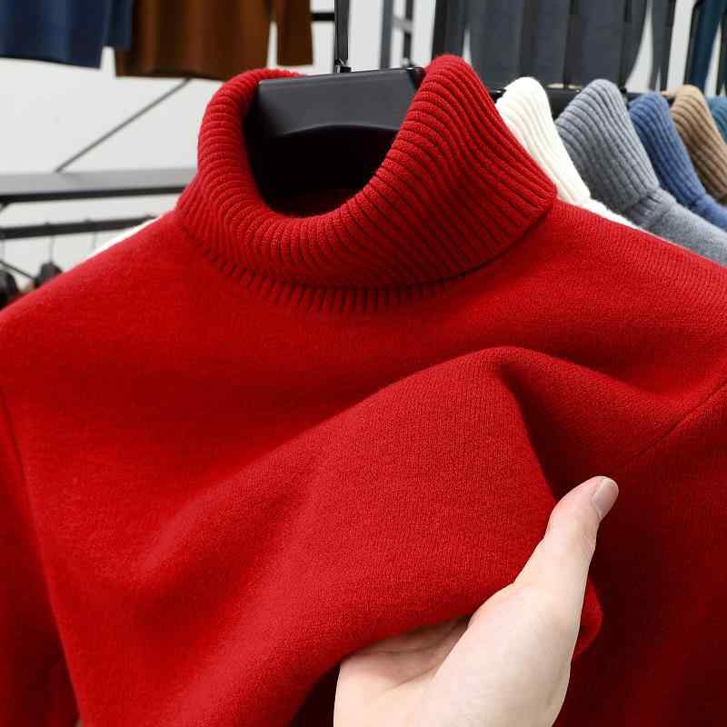 ニット メンズ 男性用 無地 ハイネック 長袖 トップス 冬物 セーター プルオーバー 伸縮性 吸湿性 ミドルエイジ 普段使い グレー ワインレッド・カテゴリ: ニット・スタイル: ベーシック・ネックライン: ハイネック・袖丈: 長袖・フィ...