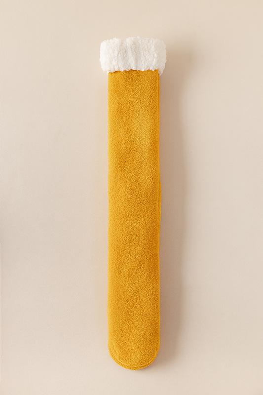 2個セット靴下 レディース メンズ 兼用 ルームソックス ロング 厚手 裏起毛 あったか 睡眠 冷え取り 冷え性 対策 防寒 冬用 パイル 無地 シンプル カジュアル 部屋着
