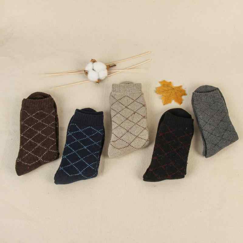 3個セット靴下 メンズ 男性用 加厚 パイルソックス 5足組 通気性 吸汗 摩擦防止 混紡 伸縮性 ポリエステル 普段使い ビジネス 紳士 シンプル 無地 冬