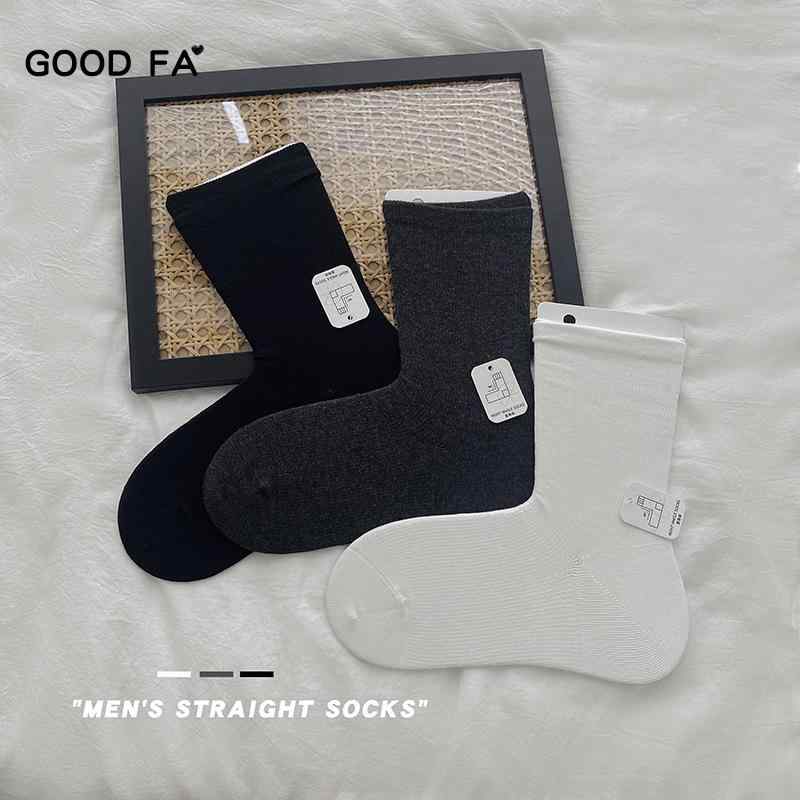 3個セット靴下 メンズ 男性用 直角 圧力 ソックス 秋冬 綿 無地 リブ編み 締め付けない 25-27cm 黒 白 グレー ブラウン・機能: 防摩擦・柄: 無地・適用対象: 男性・対象年齢: （18-40歳）・主な素材: 綿・丈: ミドル...