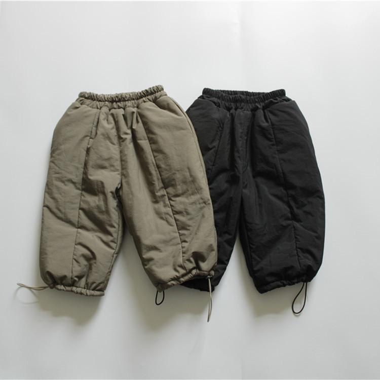子供用パンツ 冬用コットンパンツ A類 ズボン キッズ 男女兼用 無地 ナイロン 80cm 90cm 100cm 110cm 120cm 130cm 140cm