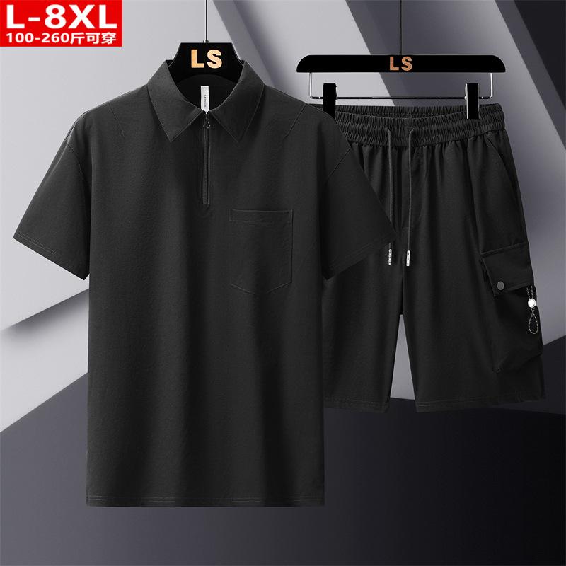 ポロシャツ メンズ セットアップ 男性用 接触冷感 通気性 半袖 トップス ハーフパンツ スポーツ ウェア 大きいサイズ ゆったりサイズ 部屋着・商品カテゴリ: メンズカジュアルセットアップ・スタイル: スポーツカジュアル・厚さ: 薄手・パ...