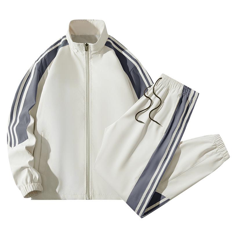 メンズスポーツウェア セットアップ 春秋 男性用 カジュアル 2点セット 配色 ジャージ 長袖 長ズボン 部屋着 リラックス・カテゴリ: メンズカジュアルセットアップ・スタイル: スポーツ・・パンツ丈: 長ズボン・トップススタイル: ジャケ...