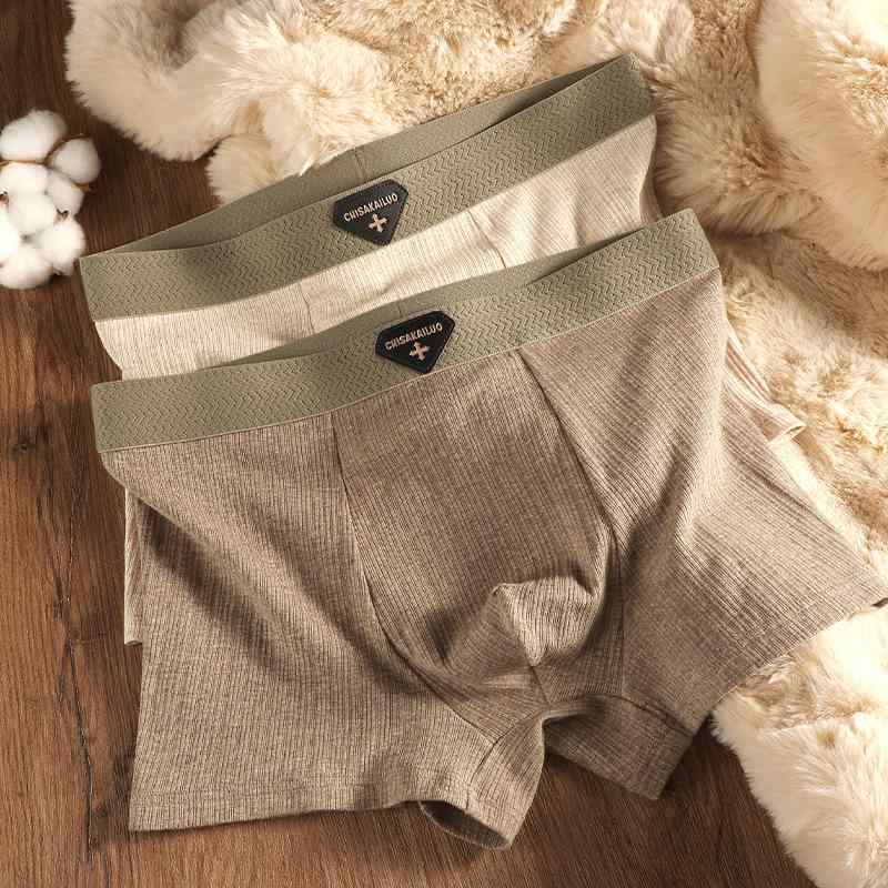 3個セット下着 メンズ 男性用 ボクサーパンツ 綿 無縫製 シームレス 涼感 快適 インナー 大きいサイズ 4枚組 L XL 2XL 3XL 4XL グレー ブラウン ベージュ グリーン・機能: 無痕, スポーツタイプ, 速乾, 通気, 防...