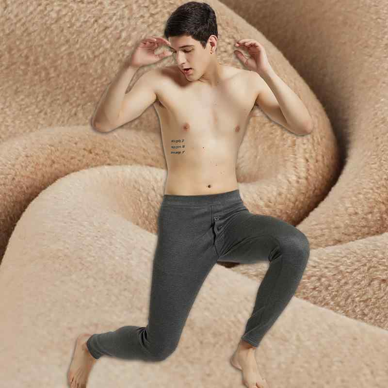 2個セットパンツ 男性用 ベビー绒 保温 厚手 裏起毛 レギンス スパッツ ナイロン