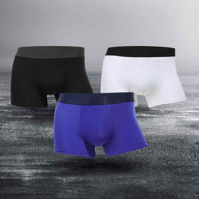 パンツ メンズ 男性用 ボクサーパンツ 無地 ポリエステル 接触冷感 薄手 通気性 中腰 スポーツ インナー アンダーウェア ホワイト ブラック グレー ネイビー L XL XXL XXXL 春夏
