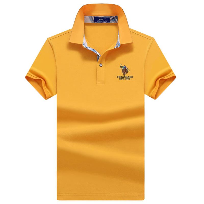 Tシャツ メンズ 男性用 半袖 ポロシャツ 襟付き トップス 綿 コットン 刺繡 薄手 吸湿速乾 スポーツ 運動着 普段使い ピンク系 イエロー 黄色 ブルー 青 グリーン 緑 ホワイト 白 ブラック 黒 春夏・スタイル: スポーツカジュア...