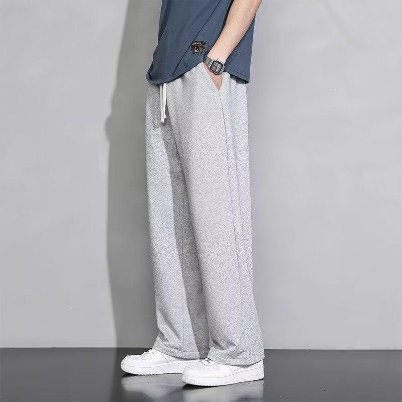 パンツ 男性用 運動 普段使い ゆったり ストレート ズボン ポリエステル混紡 ブラック 黒 グレー M L XL 2XL 3XL 4XL 5XL・カテゴリ: カジュアルパンツ・スタイル: 韓国・対象年齢: 成人・対象: 男性・パンツ丈: ...