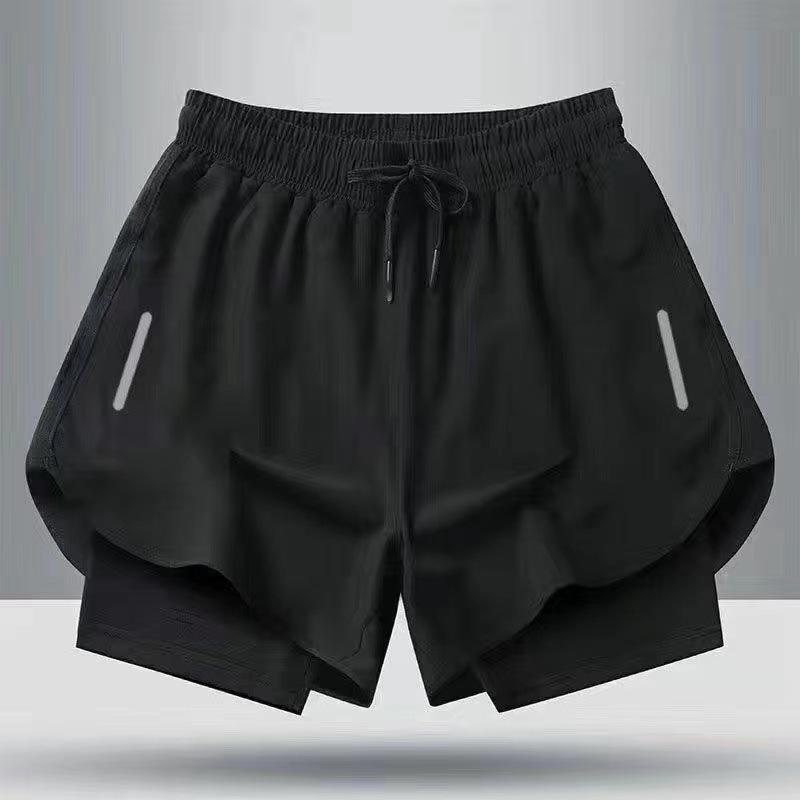 ハーフパンツ 男性用 カジュアル スポーツ 薄手 ポリエステル 無地 ブラック グレー アウトドア ジム ウェア・カテゴリ: メンズスポーツショートパンツ・スタイル: スポーツ・対象: 青少年.成人・パンツタイプ: ストレート・パンツ丈: ...