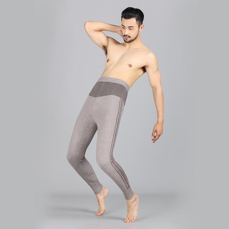 3個セットメンズ レギンス スパッツ 男性用 ウール 混紡 暖か 厚手 防寒 あったか インナー 高齢者 部屋着 ルームウェア 秋冬