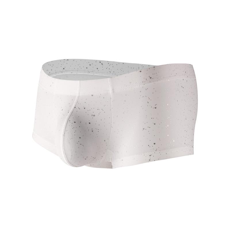 パンツ 男性用 ローライズ ボクサーパンツ スポーティ 通気性 伸縮性 ナイロン 無地 ブラック ホワイト ピンク ベージュ 春夏 秋冬