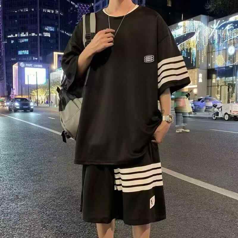 メンズ カジュアル セットアップ 半袖 Tシャツ ショートパンツ ワッフル 接触冷感 部屋着 スポーツ ウェア ブラック ホワイト・スタイル: スポーツ・・パンツ丈: ショートパンツ・トップス: Tシャツ・袖丈: 半袖・フード: 無し・主な...